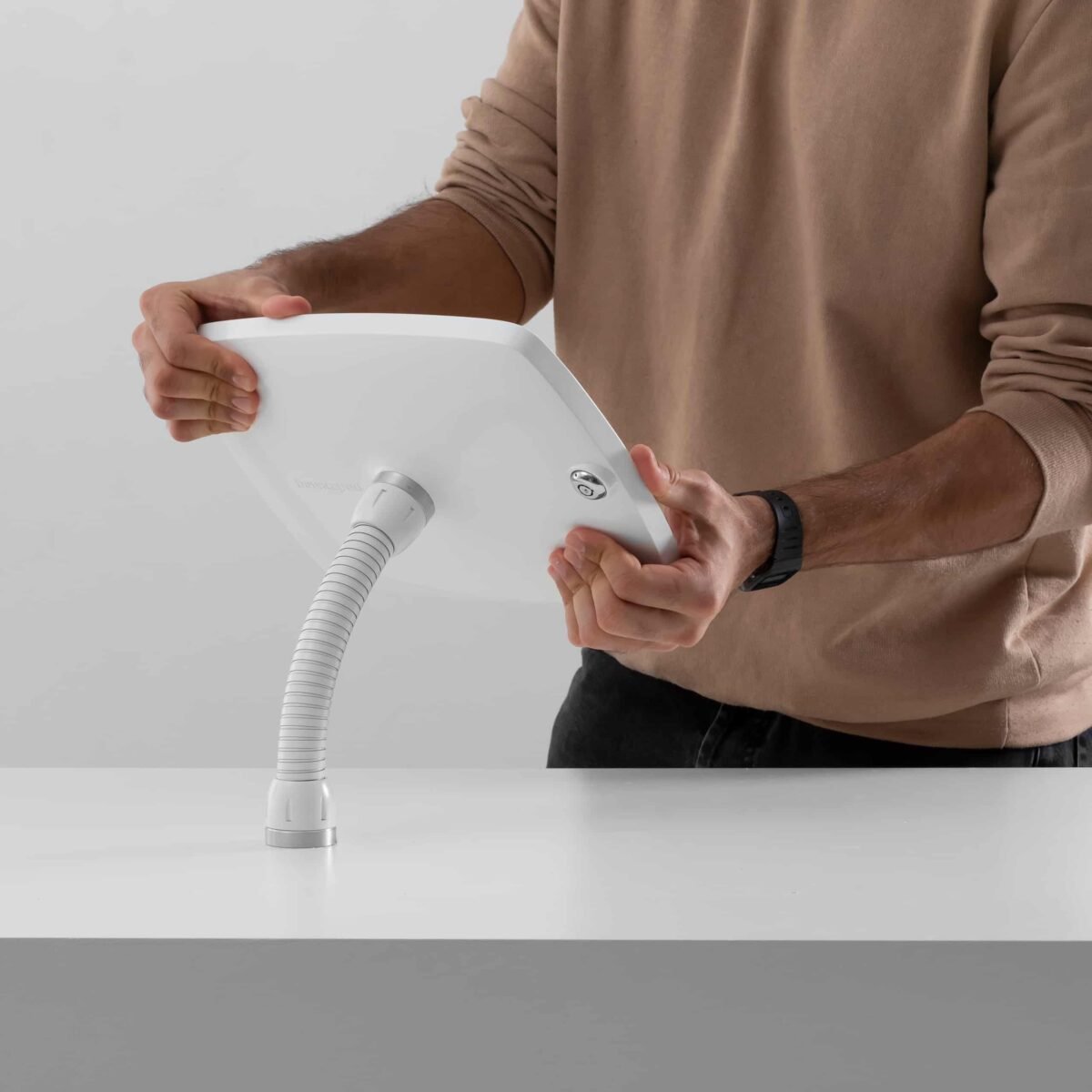 Buy BouncePad Flex Tablet & iPad Desktop Kiosk Stand With Gooseneck ...